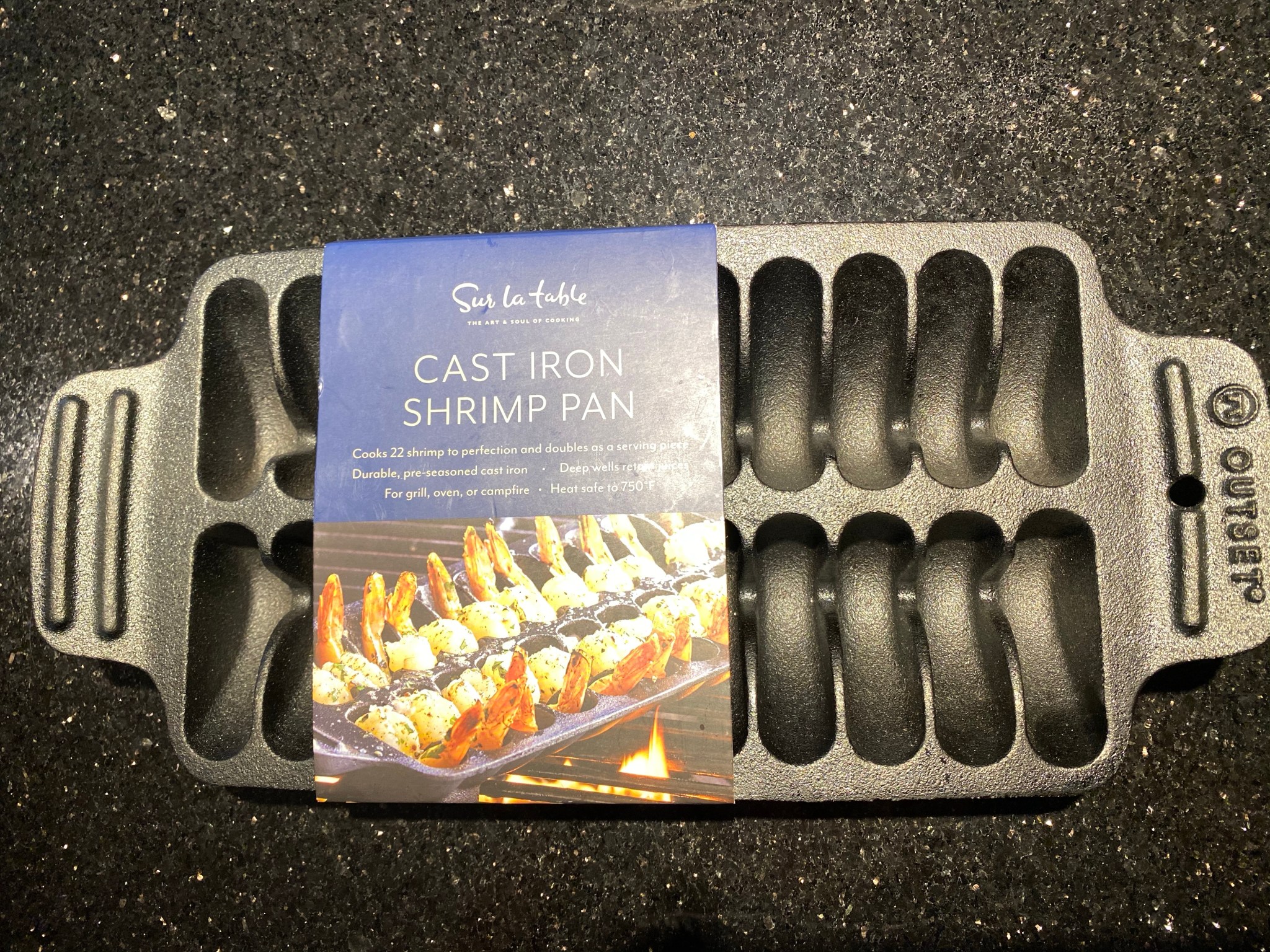 Grilled Shrimp 🍤 using a Sur la Table Cast Iron Shrimp Pan | Talk2USoon